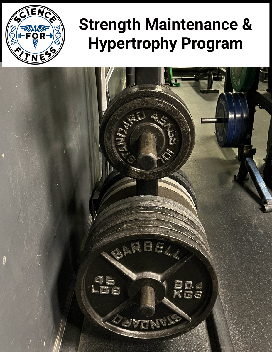 Strength Maintenance & Hypertrophy Program – Science for Fitness